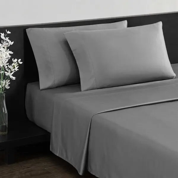 Vera Wang Solid T800 Sateen Cvc Sheet Set