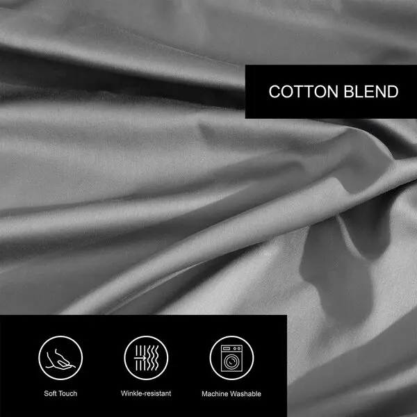 Vera Wang Solid T800 Sateen Cvc Sheet Set