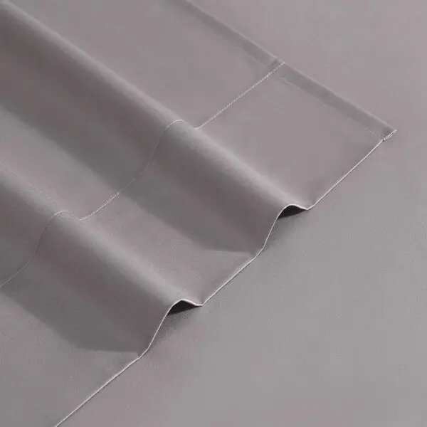 Vera Wang Solid T800 Sateen Cvc Sheet Set - Plum