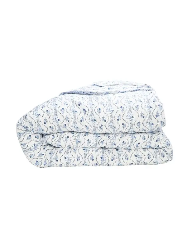 Hill House Home The Duvet Cover - Blue Vine Stripe