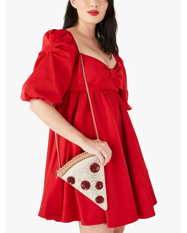 Kate Spade New York Crystal-embellished Pizza Crossbody Bag