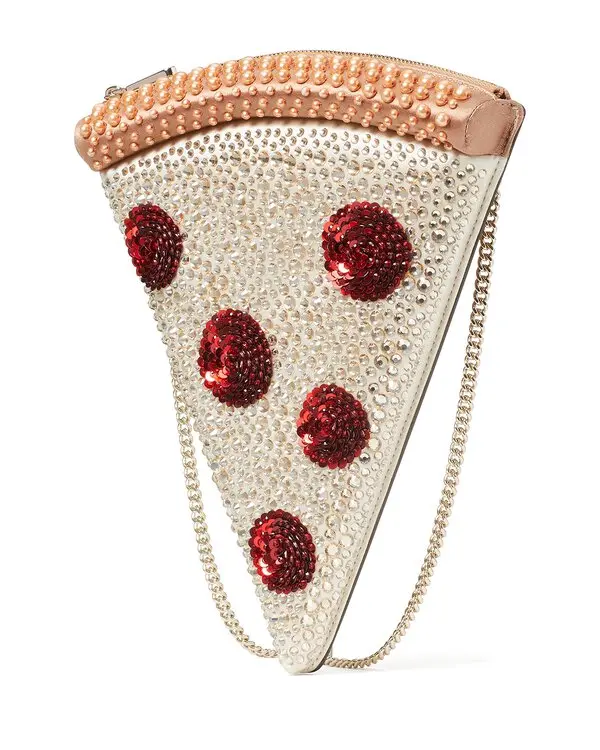 Kate Spade New York Crystal-embellished Pizza Crossbody Bag
