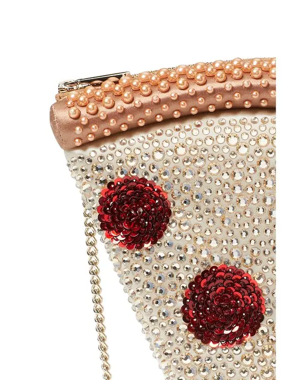 Kate Spade New York Crystal-embellished Pizza Crossbody Bag