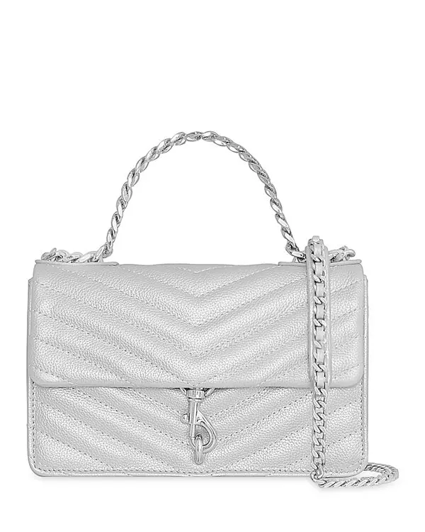 Rebecca Minkoff Edie Mini Crossbody - Silver | Editorialist