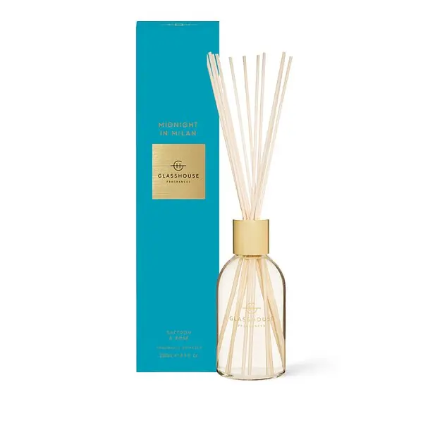 GLASSHOUSE FRAGRANCES Midnight In Milan Reed Diffuser, 8.4 Oz - No Color