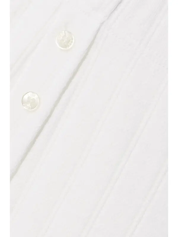 LESET Pointelle-knit Cotton Boxer Pants