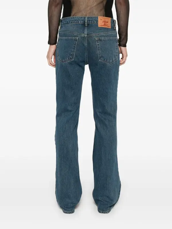 Y/project Hook And Eye Flared Jeans