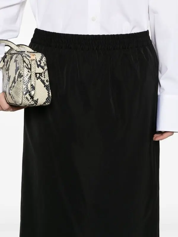 Carven Pencil Midi Skirt - Black