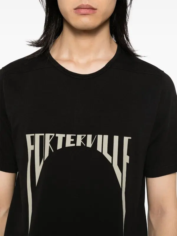 Rick Owens Porterville T-Shirt In Black - 30% Off | Editorialist