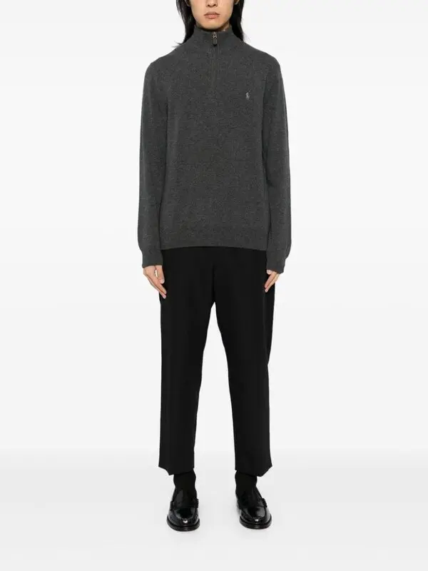 Polo Ralph Lauren Polo Pony Half-zip Jumper - Grey