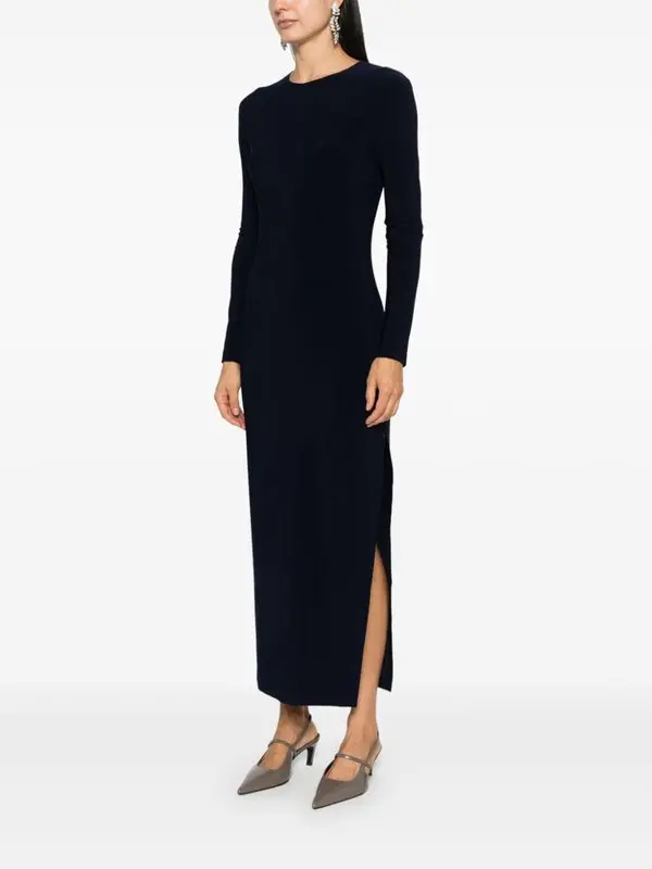Norma Kamali Side-slit Gown