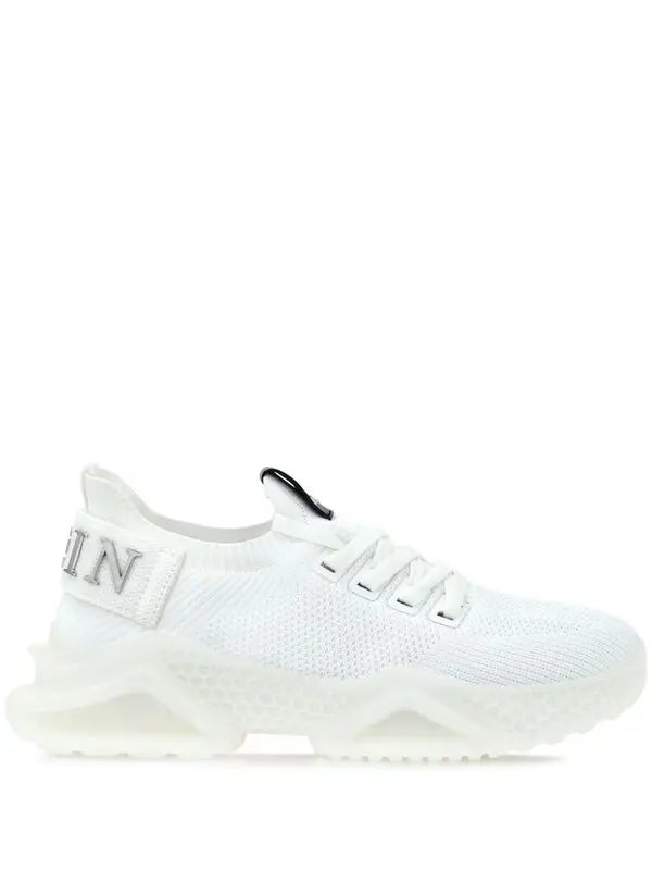 Philipp Plein Runner Iconic Sneakers - White