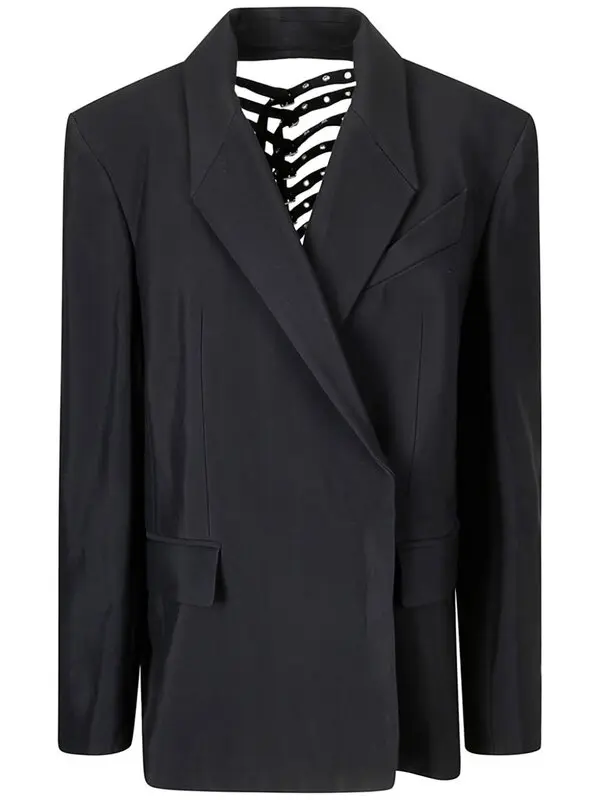 MUGLER Buckled Blazer