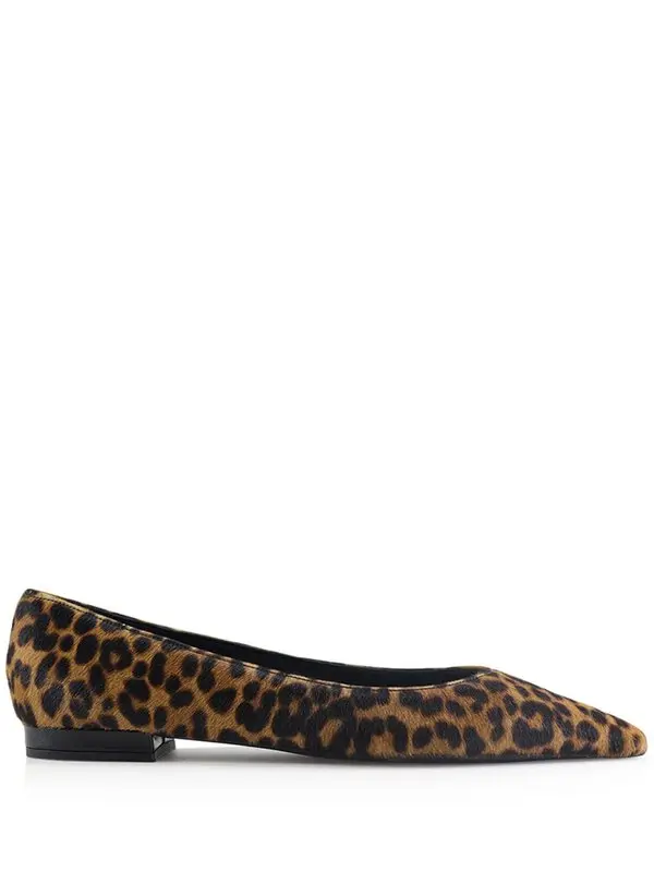 NOTABENE Gisela Leopard-print Ballerinas - Black