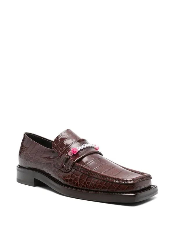 Martine Rose Bead-logo Loafers