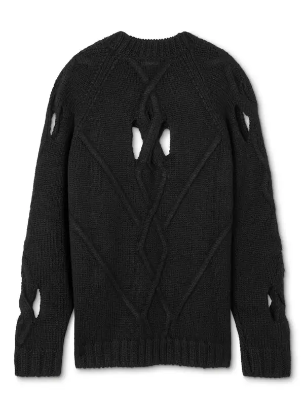 Versace Open-knit Jumper