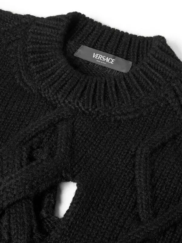 Versace Open-knit Jumper