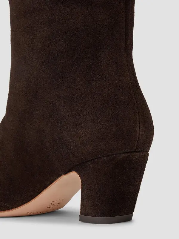 LOEFFLER RANDALL Cleo Suede Curved-heel Boots