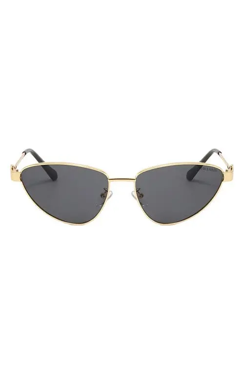 FIFTH & NINTH Jasmine Cat Eye Sunglasses - Gold / Black