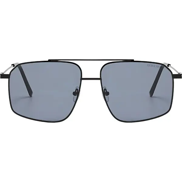 FIFTH & NINTH Arden Aviator Sunglasses - Black / Black