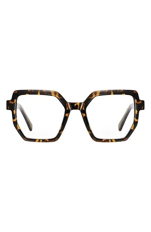 FIFTH & NINTH Monroe Blue Light Blocking Eyeglasses - Torte / Clear
