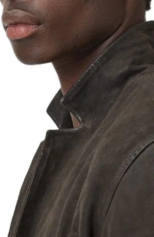 ALLSAINTS Monet Waxed Suede Blazer
