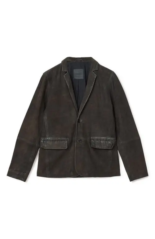 ALLSAINTS Monet Waxed Suede Blazer
