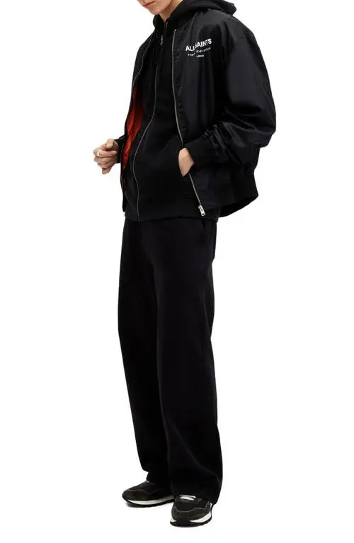 ALLSAINTS Raven Zip Hoodie