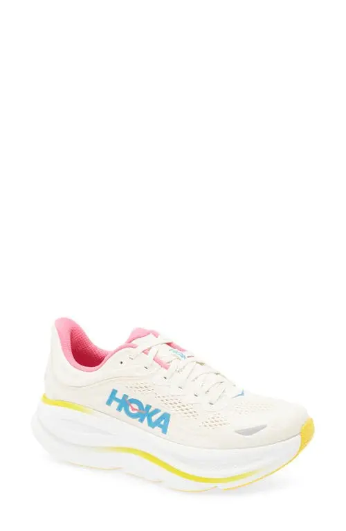 HOKA® Bondi Running Shoe - Alabaster /birch