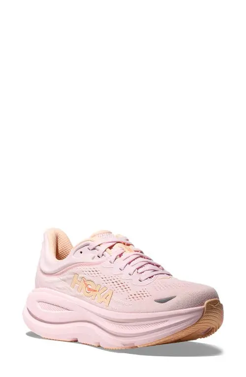 HOKA® Bondi Running Shoe - Lilac Cream/tangerine Glow