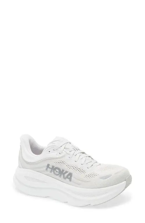 HOKA® Bondi Running Shoe - Stardust / Silver