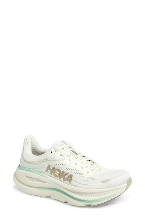 HOKA® Bondi Running Shoe - Truffle Salt/sea Glass