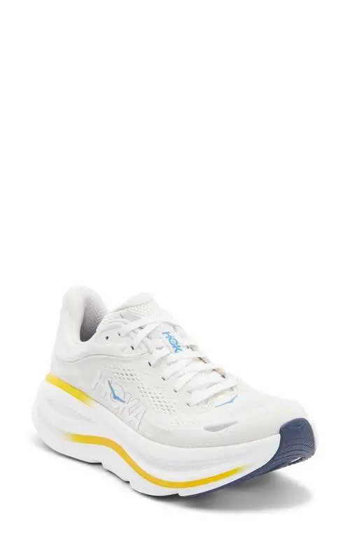 HOKA® Bondi Running Shoe - White/grout