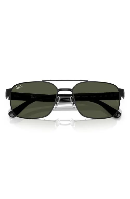 Ray-ban 61mm Square Sunglasses - Black