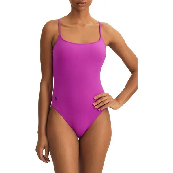 Polo Ralph Lauren Kennedy One-piece Swimsuit - Purple