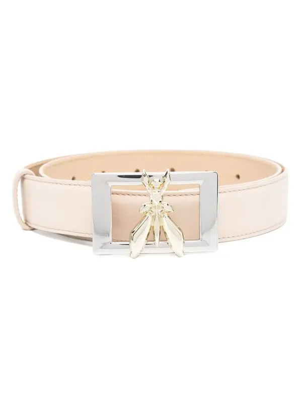 Patrizia Pepe Logo-buckle Belt - Neutrals