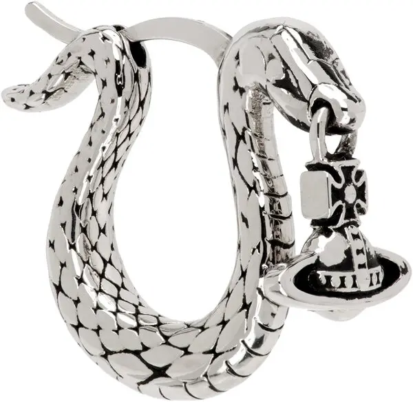 Vivienne Westwood Silver Albane Small Single Earring - Ss25-P017