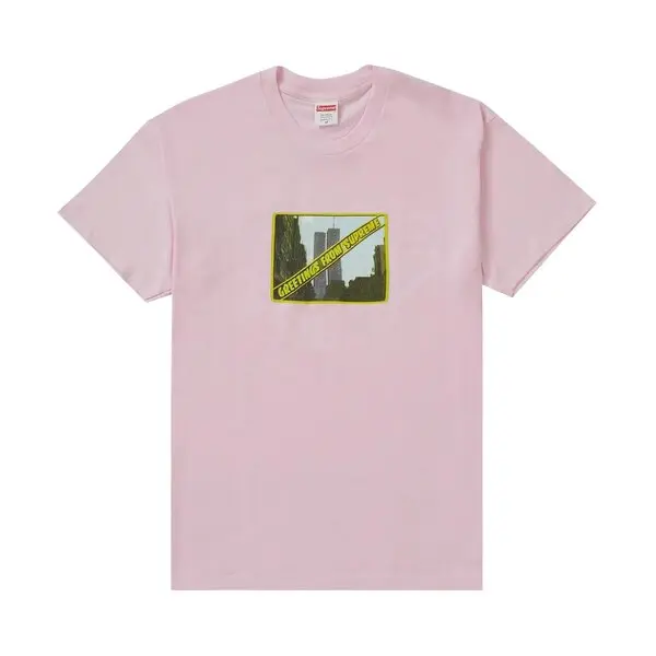 Supreme Greetings Tee 'light - Pink