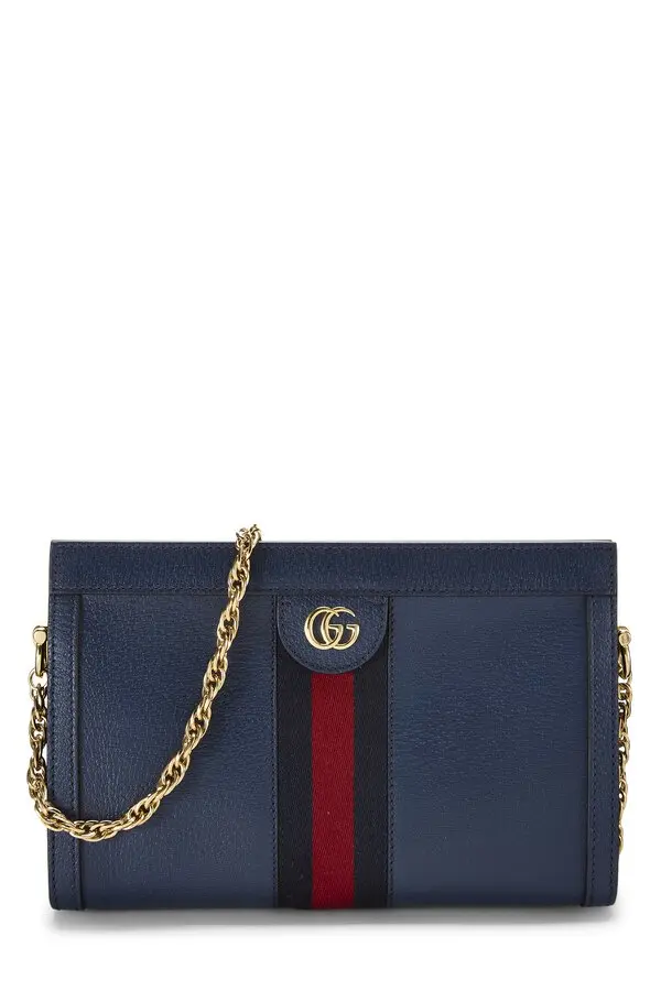 Gucci Ophidia Shoulder Bag - Navy