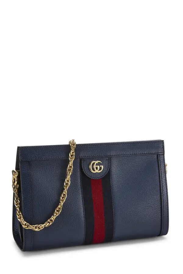 Gucci Ophidia Shoulder Bag - Navy