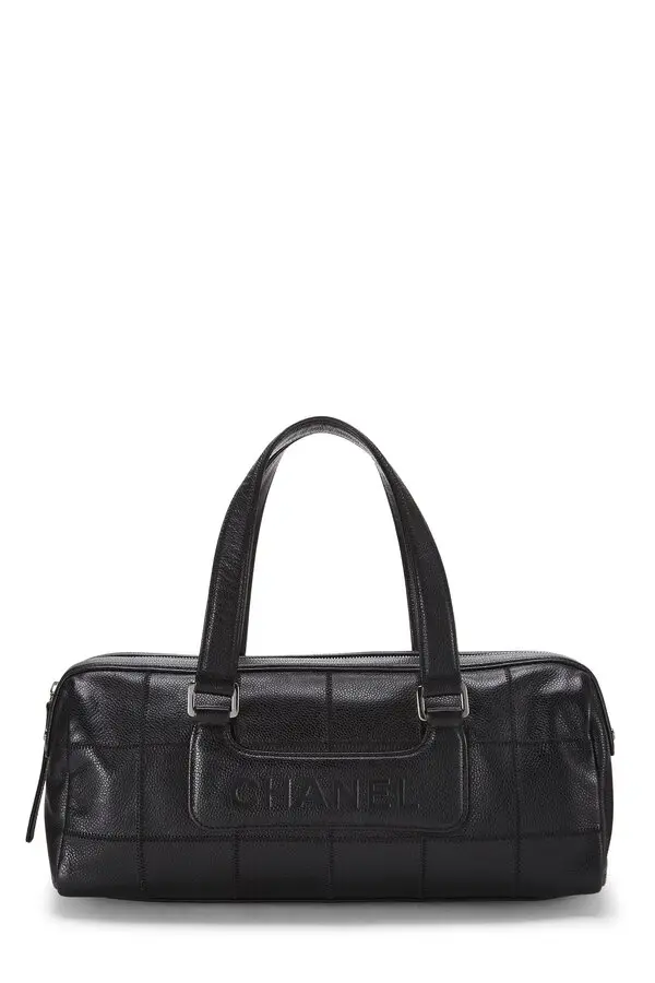 Chanel Caviar Chocolate Bar Boston Bag