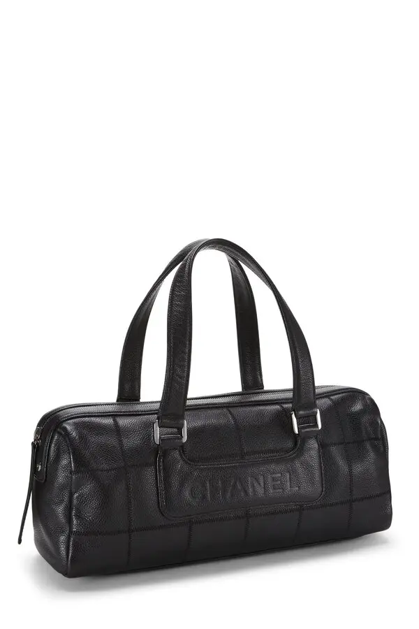 Chanel Caviar Chocolate Bar Boston Bag