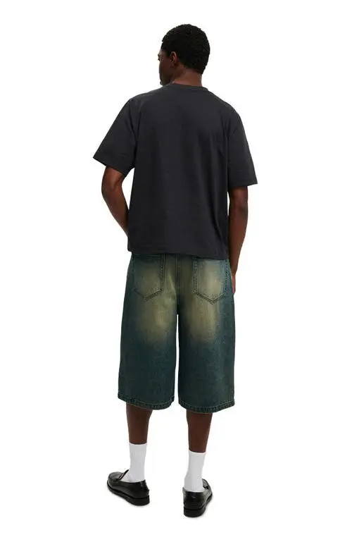 COTTON ON Super Baggy Denim Shorts - Y2k Washed Blue