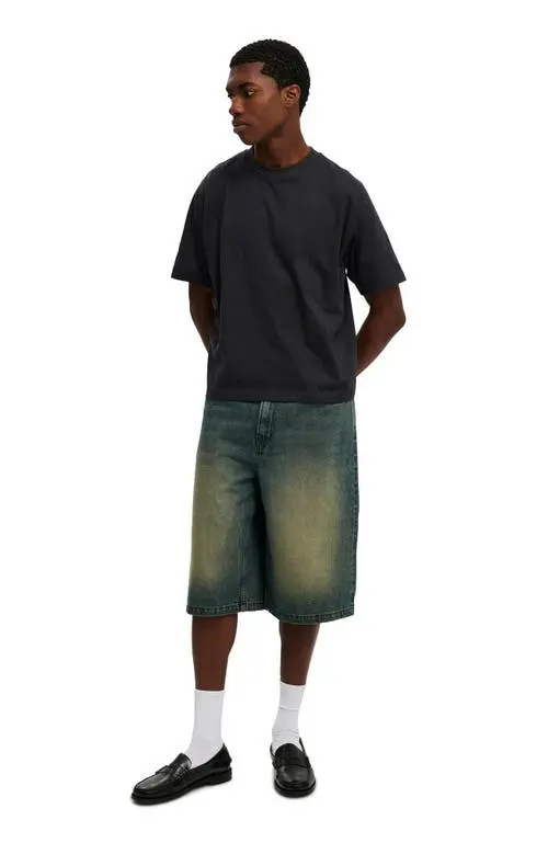 COTTON ON Super Baggy Denim Shorts - Y2k Washed Blue