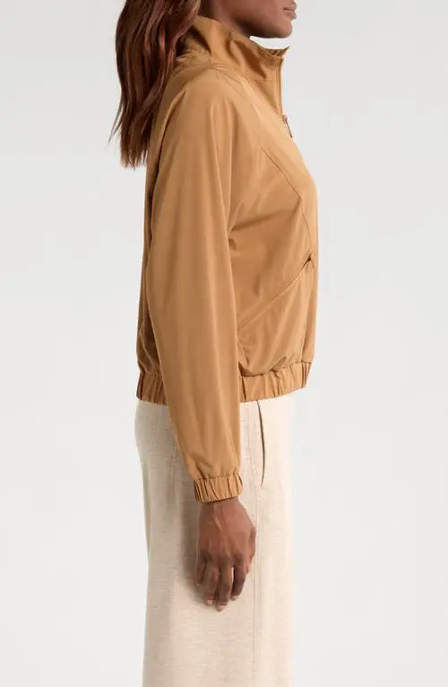 Travis Mathew Travel Day Zip Jacket - Chestnut