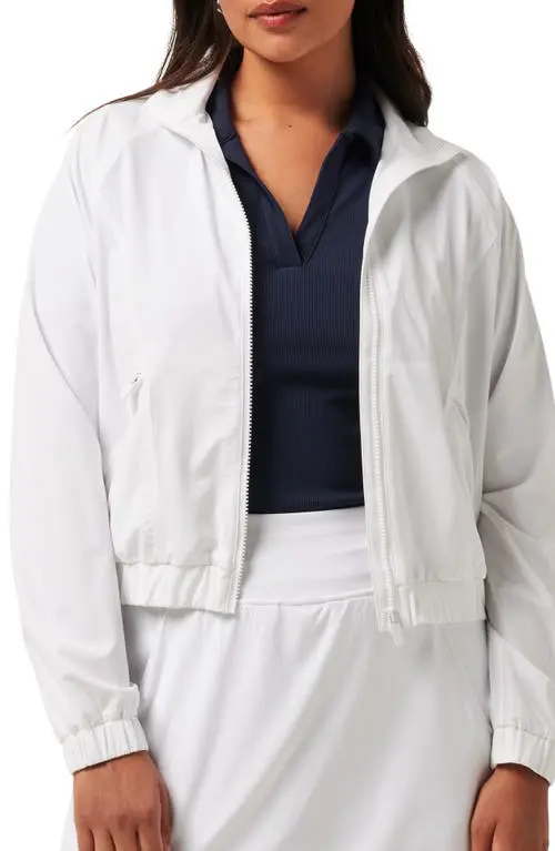 Travis Mathew Travel Day Zip Jacket - White