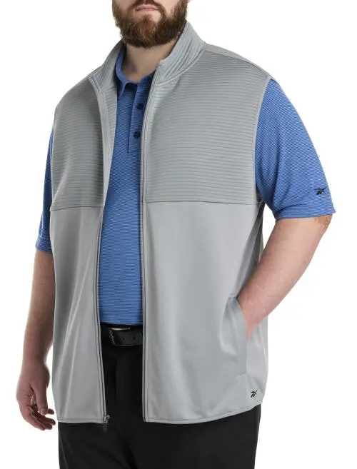 REEBOK Big & Tall Ribbed Vest - Grey 3