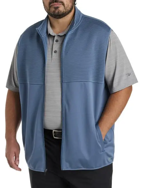 REEBOK Big & Tall Ribbed Vest - Shadow Blue