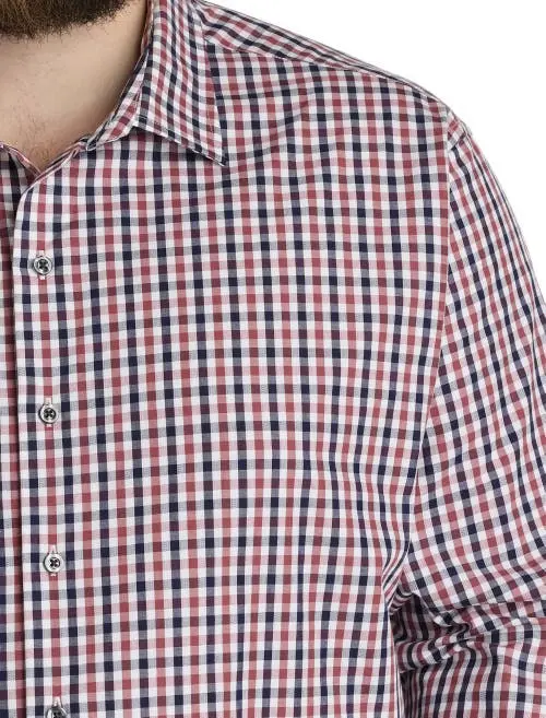 SYNRGY BY DXL Big & Tall Dobby Plaid Sport Shirt