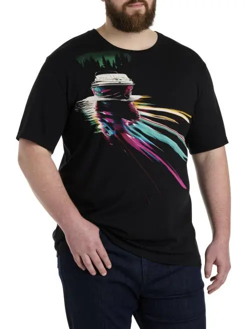 ROBERT GRAHAM BY DXL Big & Tall Night Voyage Graphic Tee